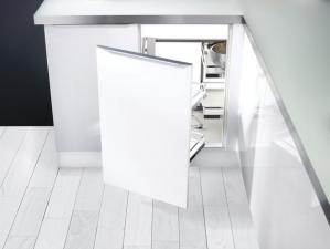 Ferrure extractible d'angle MAGIC CORNER argent - Kit complet ...