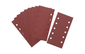 Feuilles abrasives papier VELCRO 1/2 feuille 10 trous - Quincaillerie ...