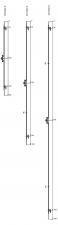 Crémone de coulissant simple G-15723 - Quincaillerie Portalet